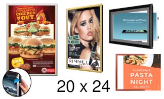 Choosing the Perfect 20x24 Frame: Wood and Metal Options – Displays4Sale