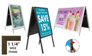 Elevate Curb Appeal with Durable 1.25” Wide Snap A-Frame Signs ...