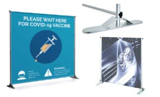 Adjustable and Large Sized Bannerstands – Displays4Sale