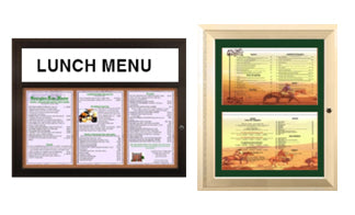 Enhancing Your Restaurant with 11x17 Indoor Menu Display Boards with ...