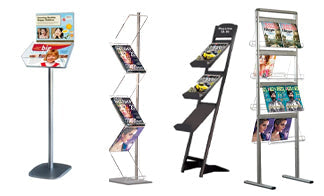 Brochure Holders Manufactured out of Metal – Displays4Sale