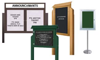 Top Quality Outdoor Letter Board Stands in Aluminum and Recycled ...