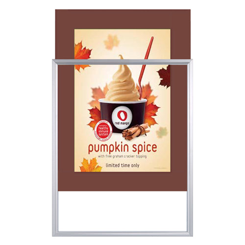 Designer 10x20 Slide In Frame for Posters with 3" Matboard – Displays4Sale