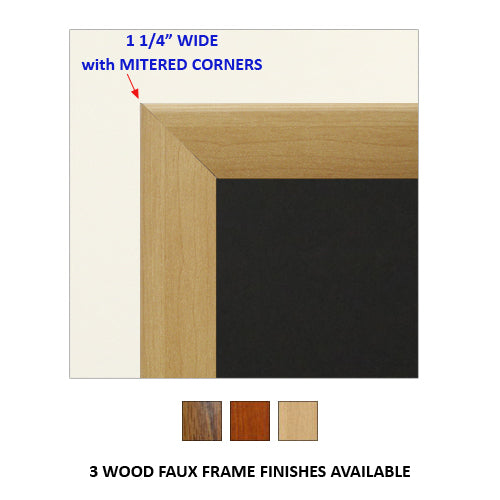 Floor Stand 36x60 Wooden Frame Sign Holder | Wood Snap Frame 1 1/4 ...