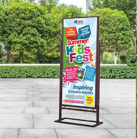 30x70 Jumbo Weather Warrior Sign Holder Display Stand Free Shipping ...