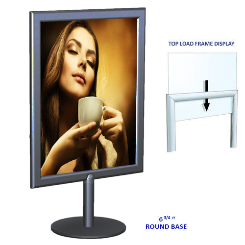 Lightweight Countertop Sign Holder 11x17 | Countertop Poster Display ...