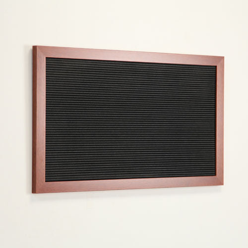 Open Face Felt Letter Board 30x40 Wood Frame | Light Oak, Cherry, and ...