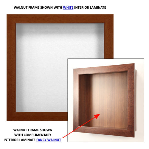 Open Framed Wooden Shadow Box 3" Deep | 25+ Shadowbox Sizes Wall Mount ...