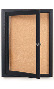 Outdoor Enclosed Poster Display Cases with Posts in 15 Cabinet Sizes ...