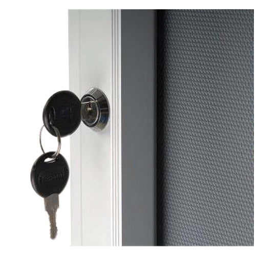 Weatherproof Outdoor Poster Display Frame 22 x 28 Locking Silver Frame ...