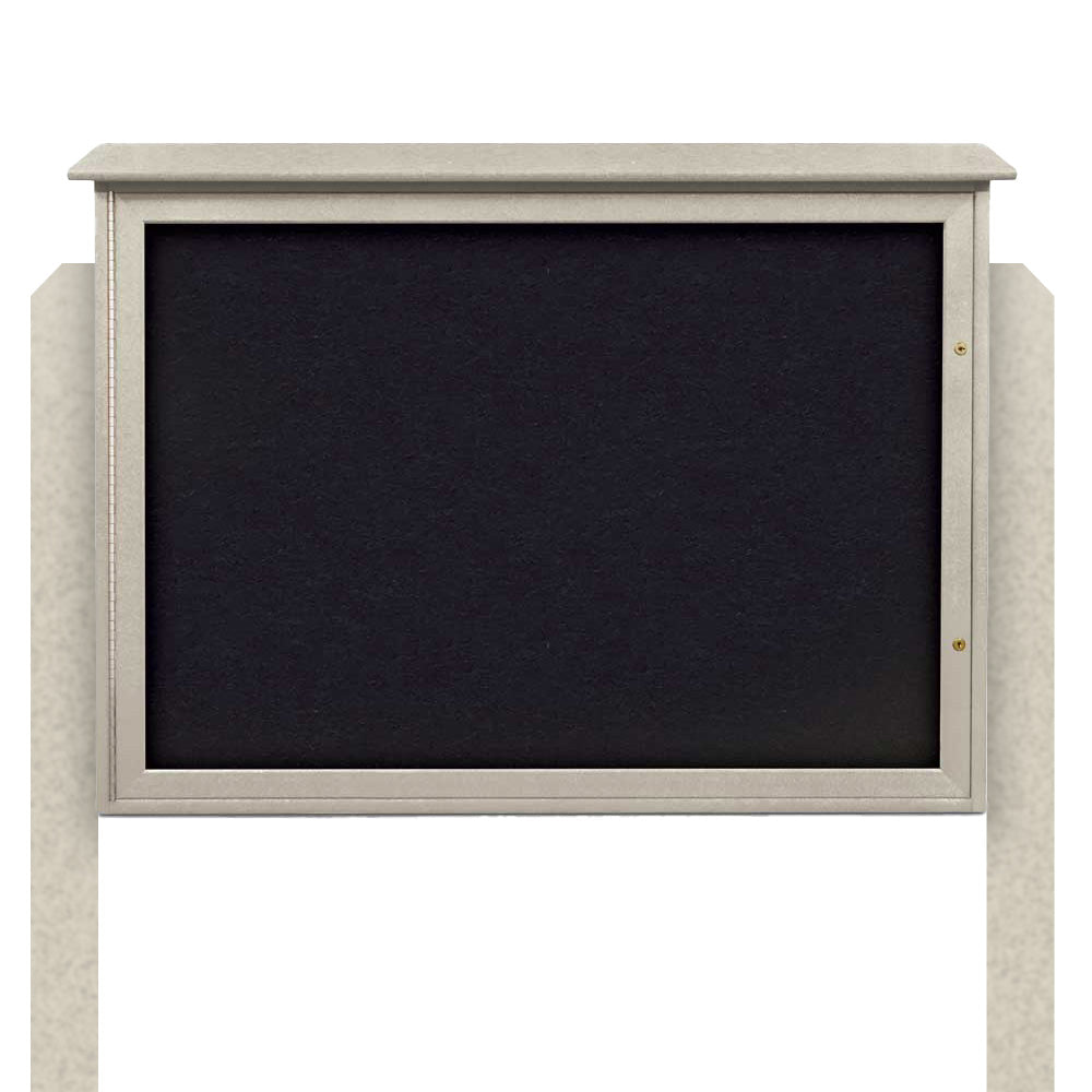 Outdoor Bulletin Board Message Center + Posts | Faux Wood Info Board ...