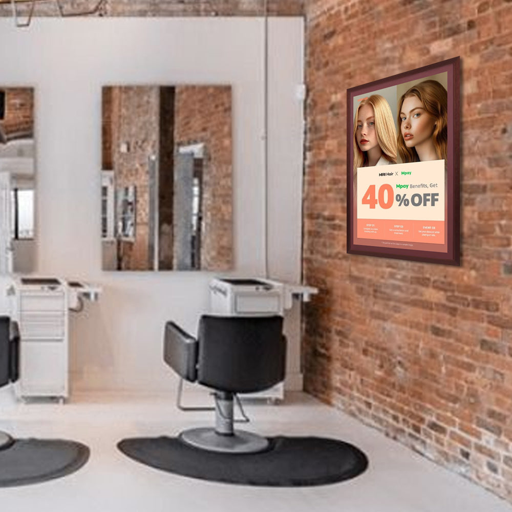 27x40 Frames | Swing Open, SwingFrame #361 Wood Poster Display Frame 27 ...