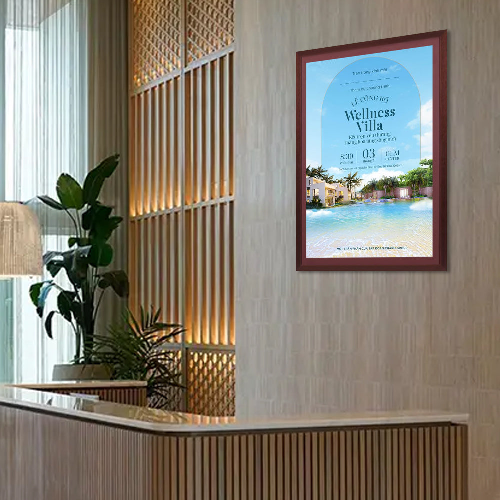 27x41 Frames | Swing Open, SwingFrame #361 Wood Poster Display Frame 27 ...