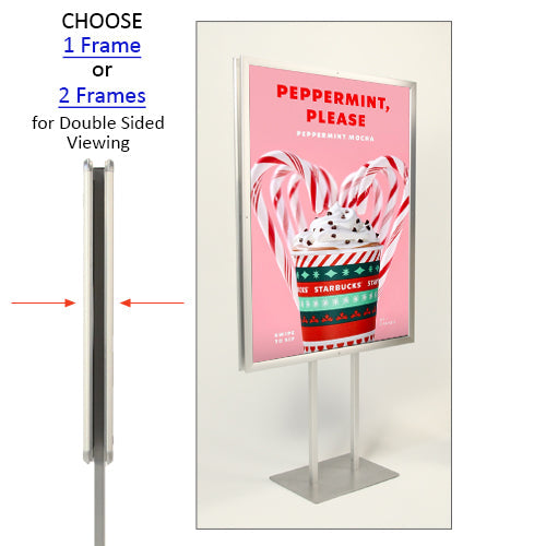 48x72 Poster Sign Holder | Snap Frame with Rounded Corners FREE ...