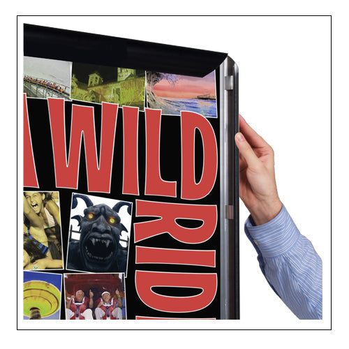 SwingSnaps 20 x 24 Poster Snap Frames (1 5/8" Wide Profile) | Aluminum ...