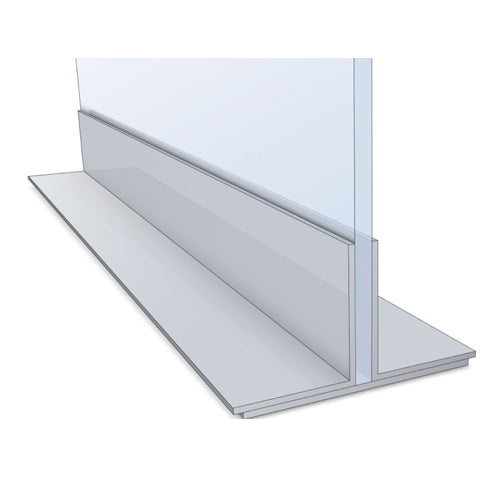 T-Mount Countertop Base Stand - 11" Wide for Rigid Sign Poster Board ...