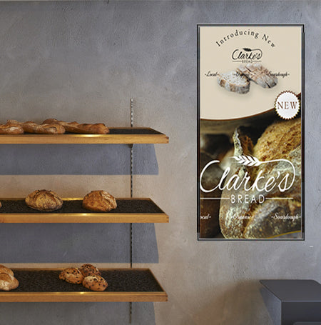 24x60 Extra Large Poster Sign Frame | Beveled Quick Slide-In Frame ...