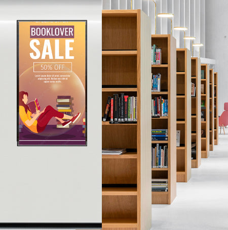 36x72 Extra Large Slide-in Sign Frame - Economical Top & Side Loading ...
