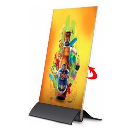 Crescent Base Counter Top Displays 5 1/2" (Angled Base) | No Acrylic ...