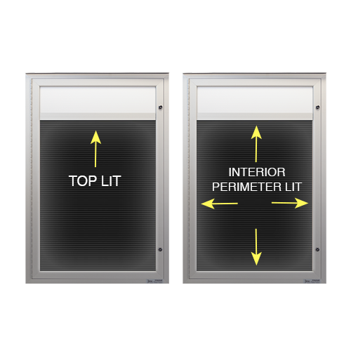 Extreme WeatherPlus™ LED Outdoor Letter Board Display Stand + Header ...
