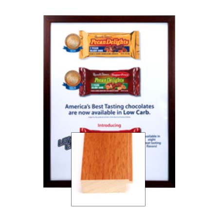 Swing Open 48x48 Frame for Poster | SwingFrame #362 Wide Wood Frame ...
